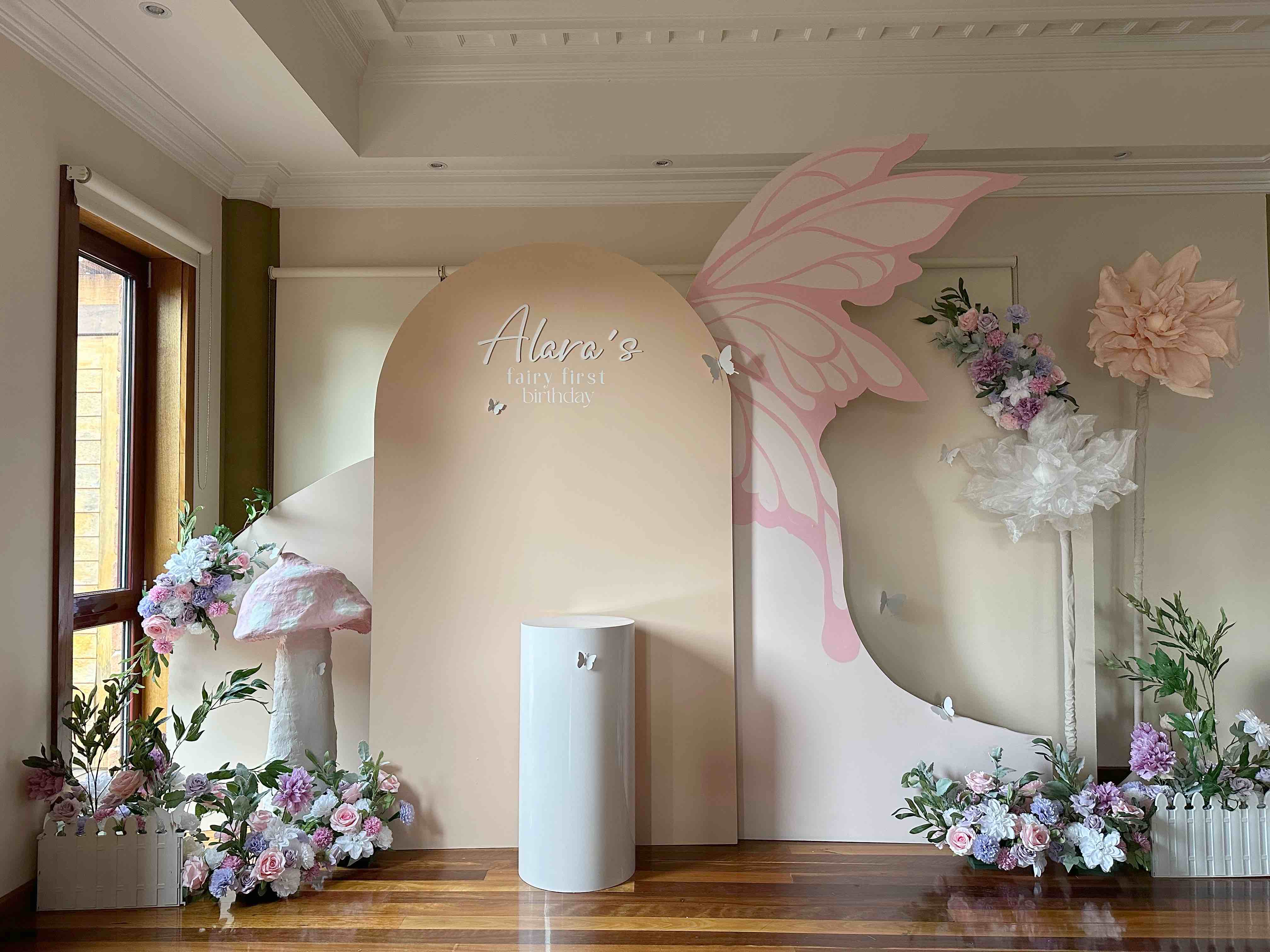 Birthday Backdrop Hire - ethos events