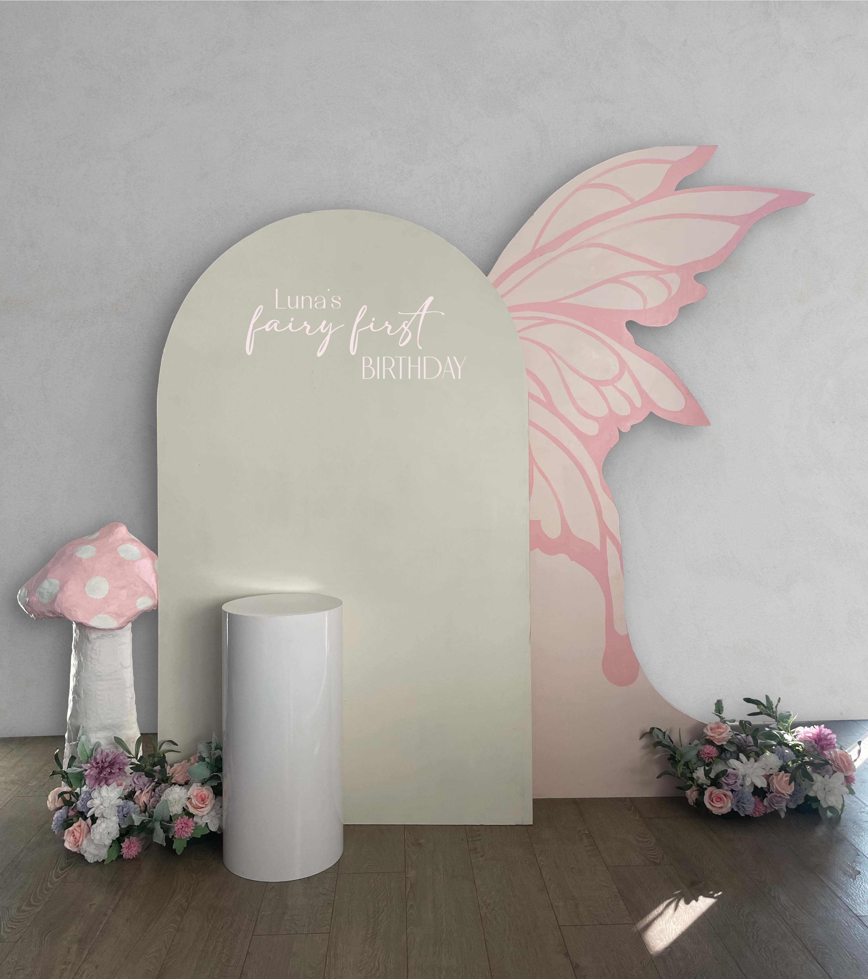 Fairy First Backdrop Mini - ethos events