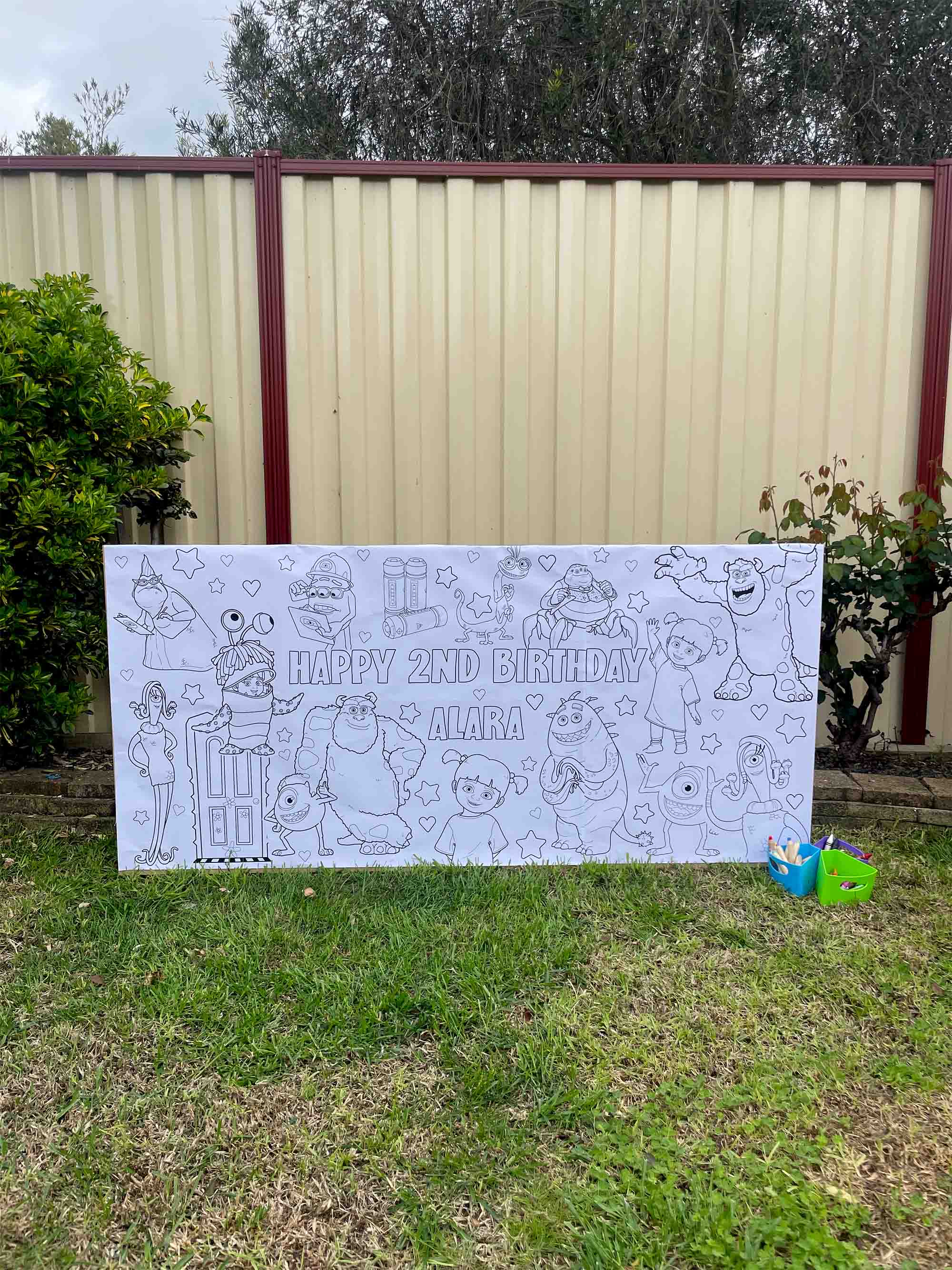 Colouring-in Wall - ethos events